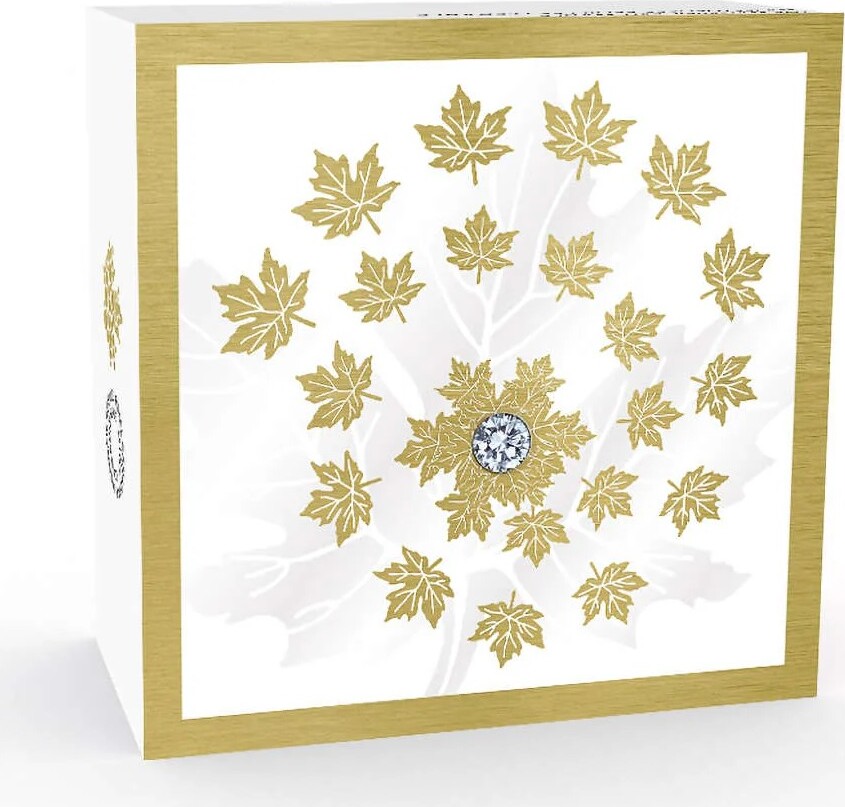 Canada 250$ 2018 The Magnificent MAPLE Canadian Diamond Pure Gold Coin ...