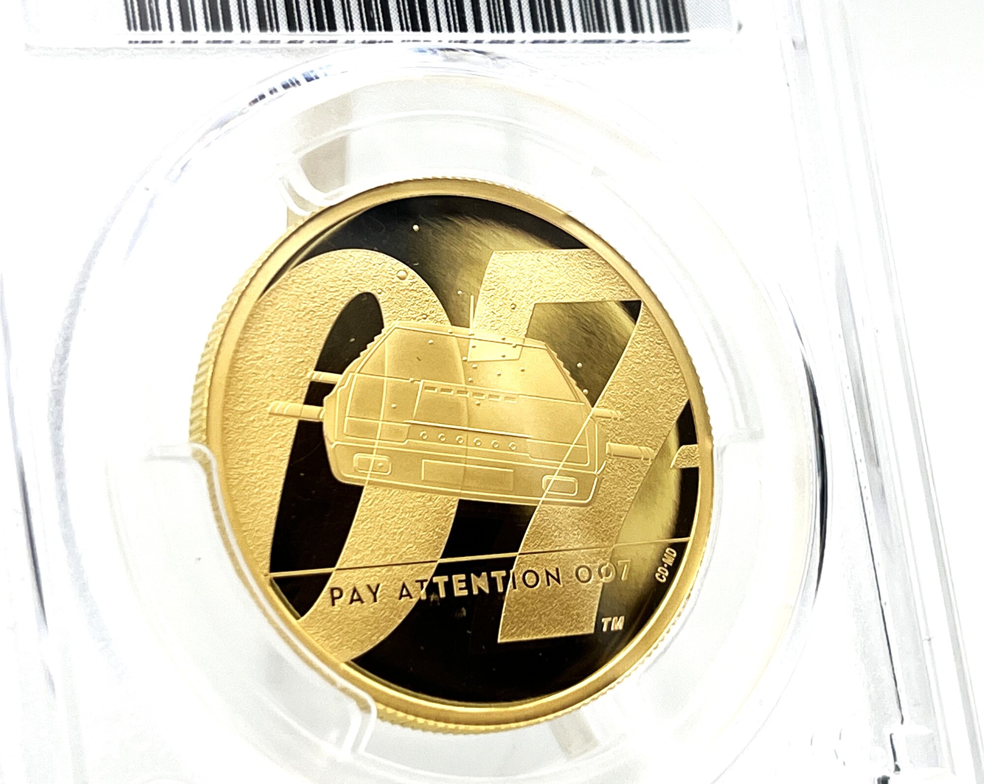 Great Britain 100 Pounds 2020 JAMES BOND PAY ATTENTION 007 1 oz Gold ...