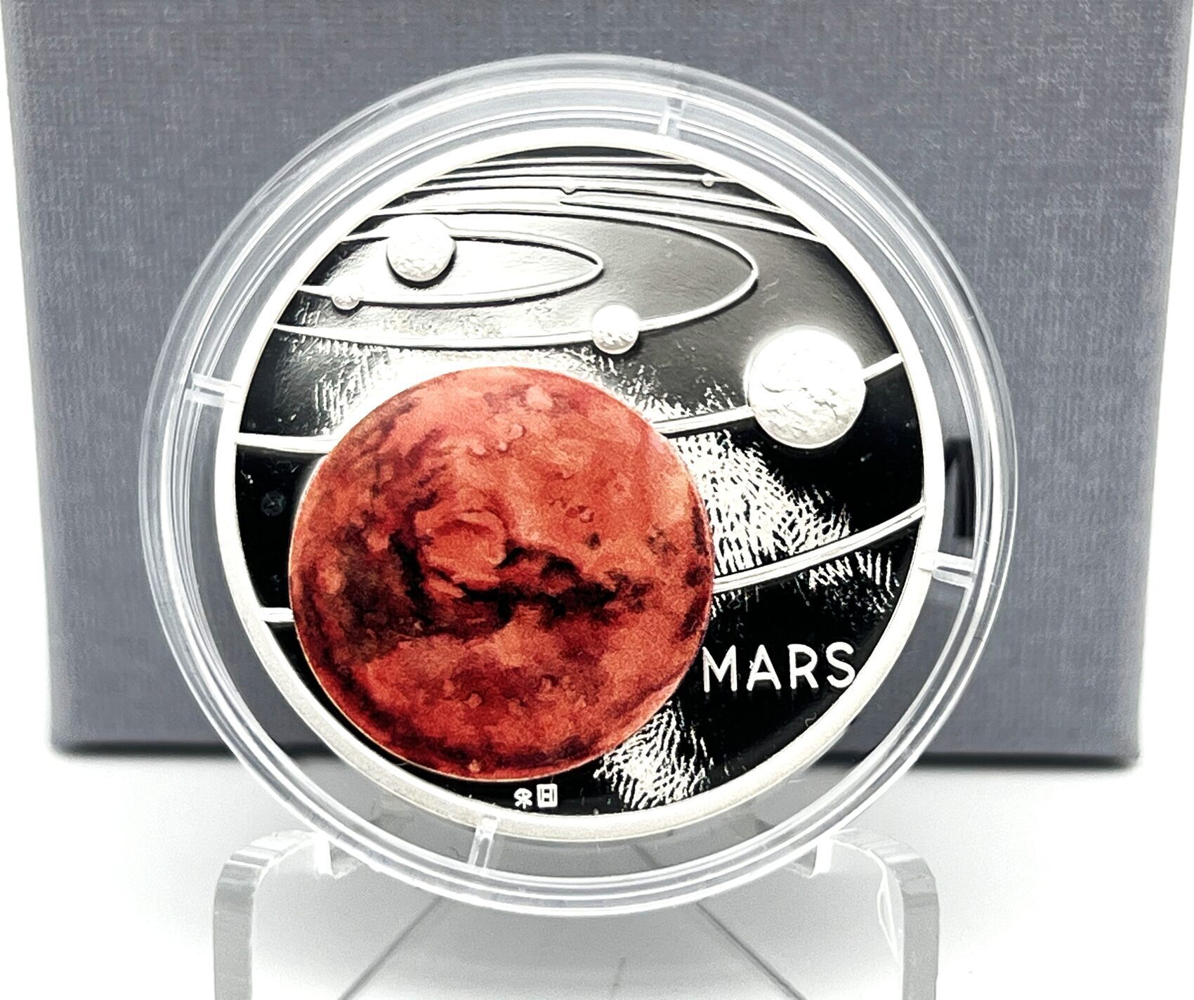Niue 1$ 2020 SOLAR SYSTEM MARS The Red Planet Colour 1 oz Silver coin ...