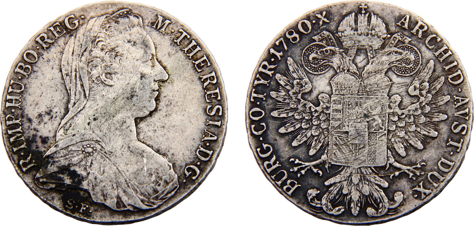 Austria Kingdom Maria Theresia 1780 SF(1936-1961) 1 Thaler Morden ...