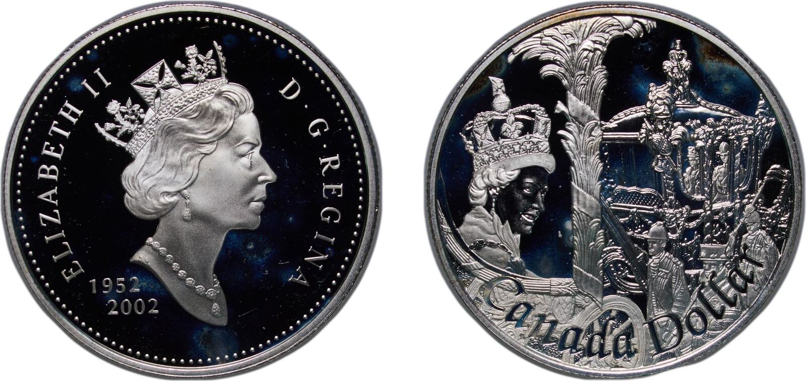 2002 Royal Canadian Mint Canada Commonwealth 2002 1 Dollar - Elizabeth ...