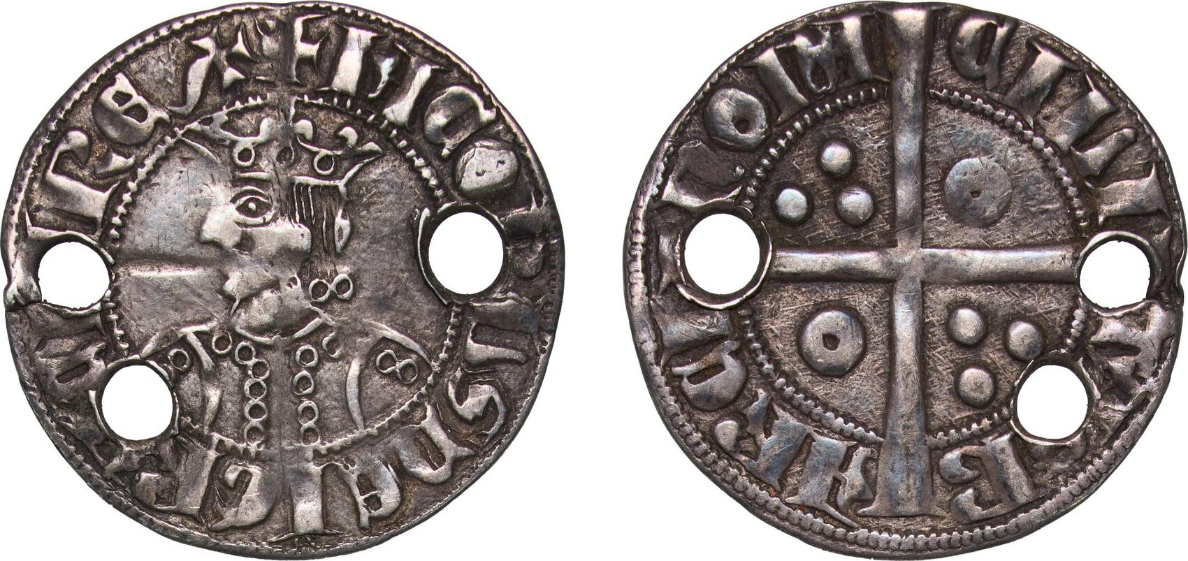 1 Groat ND (1291-1327) Barcelona Spain Principality of Catalonia ...