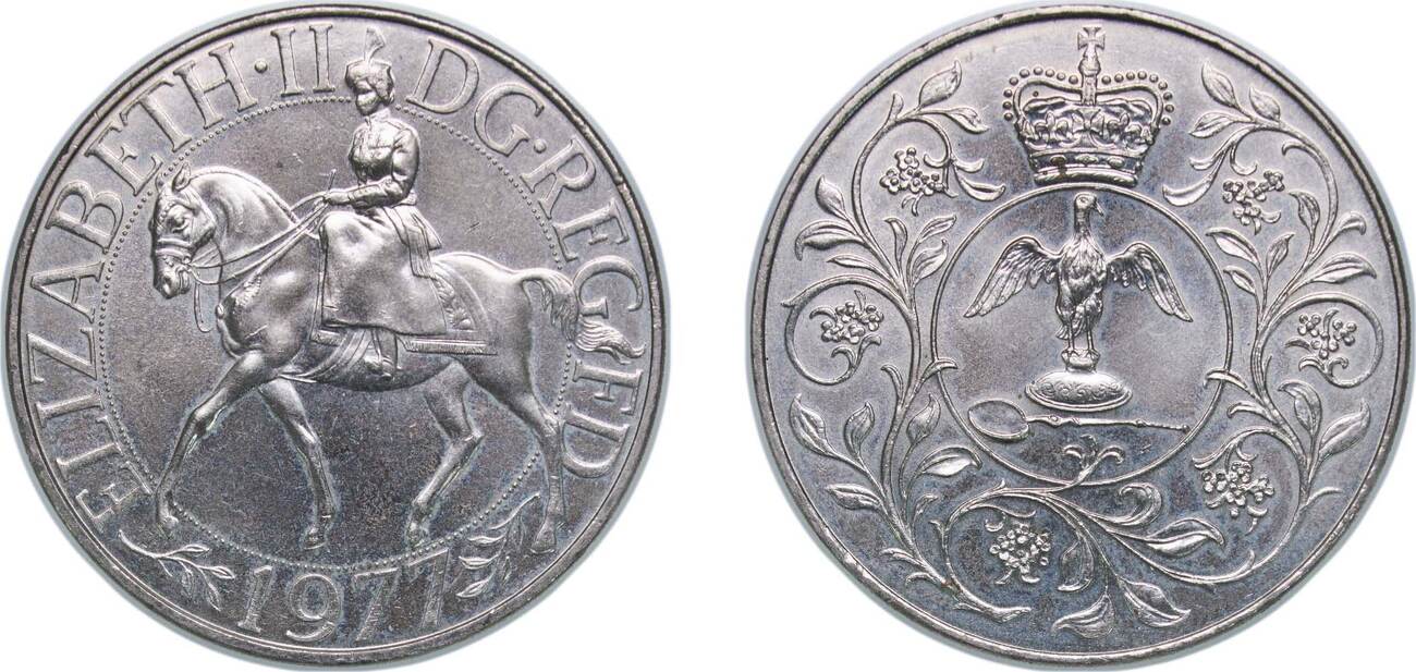 25 Pence Great Britain United Kingdom 1977 25 New Pence - Elizabeth II ...