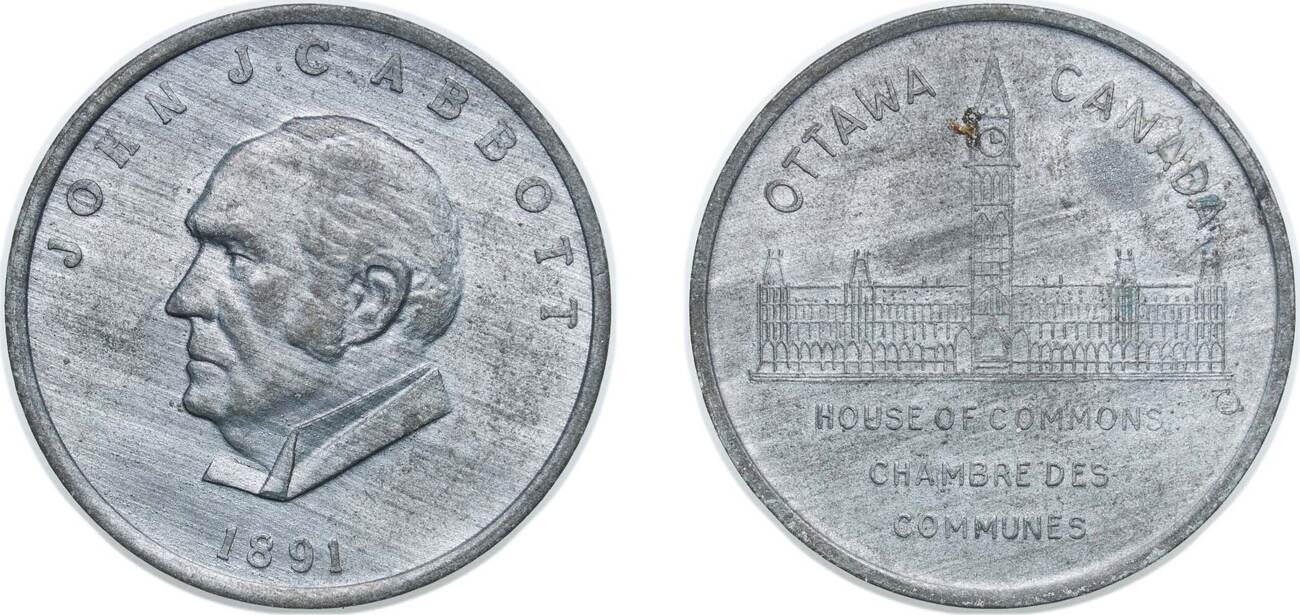 Canada 1975 Shell Oil Token - Prime Ministers of Canada (1891- John J ...