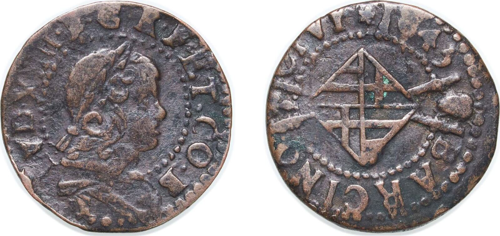 1 Seiseno 1643 La Seca Mimt Spain Principality of Catalonia Spanish ...