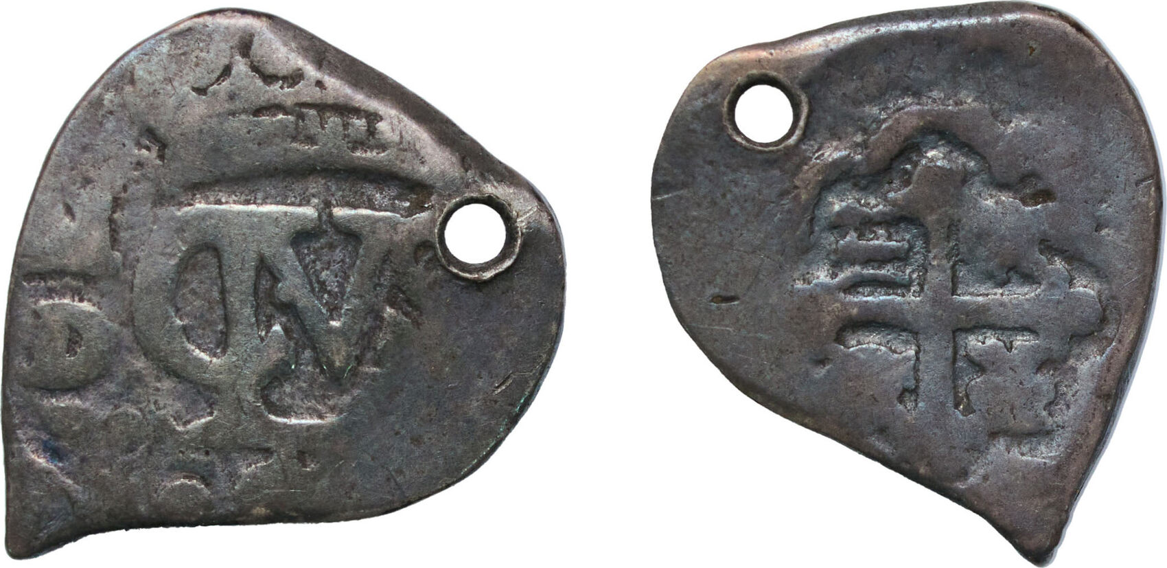 1724 -1725 D Mexico City Mexico Spanish colony 1724 -1725 D ½ Real ...