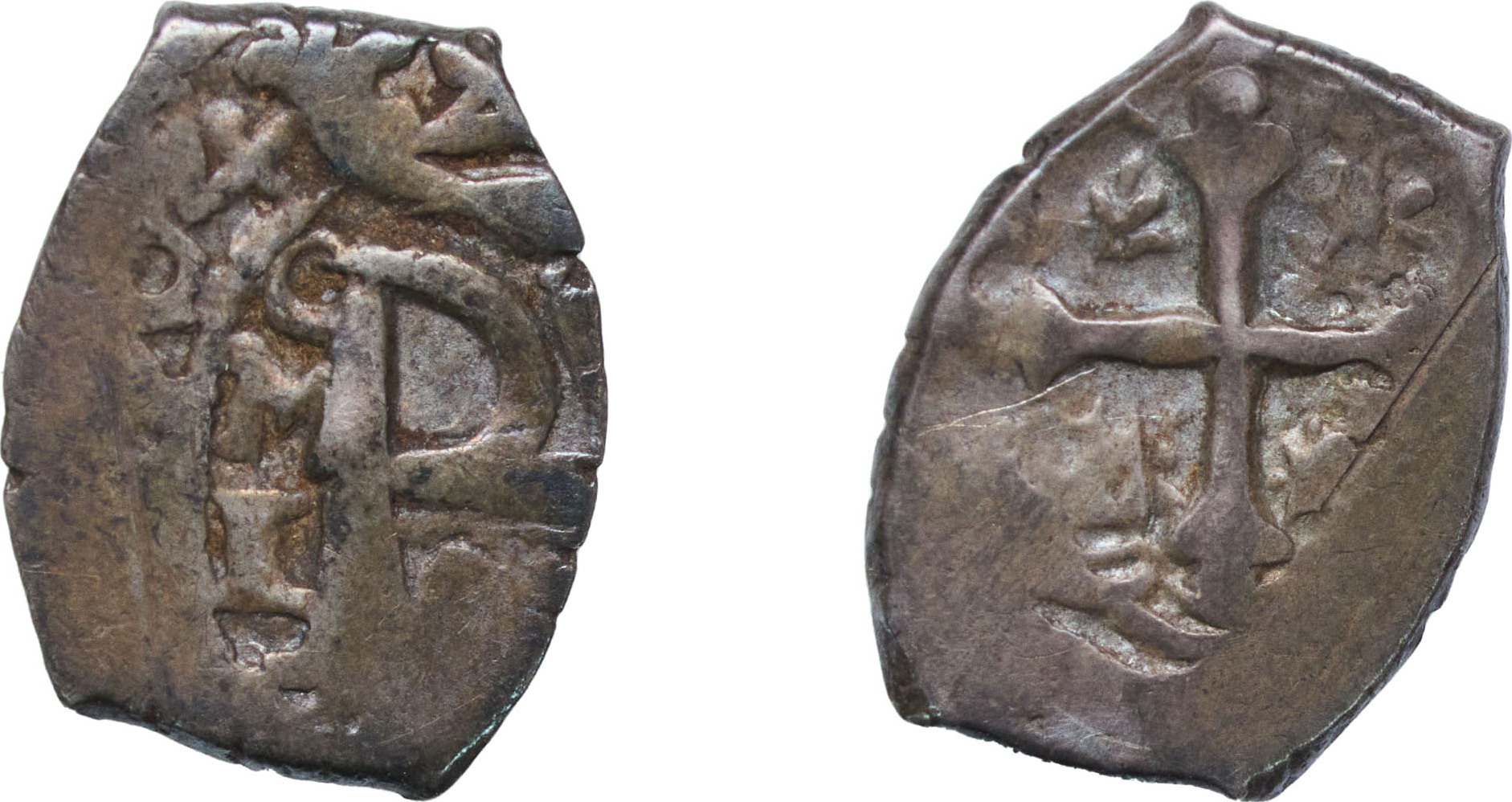 1684 L Mexico City Mint Mexico Spanish colony 1684 L ½ Real - Carlos II ...