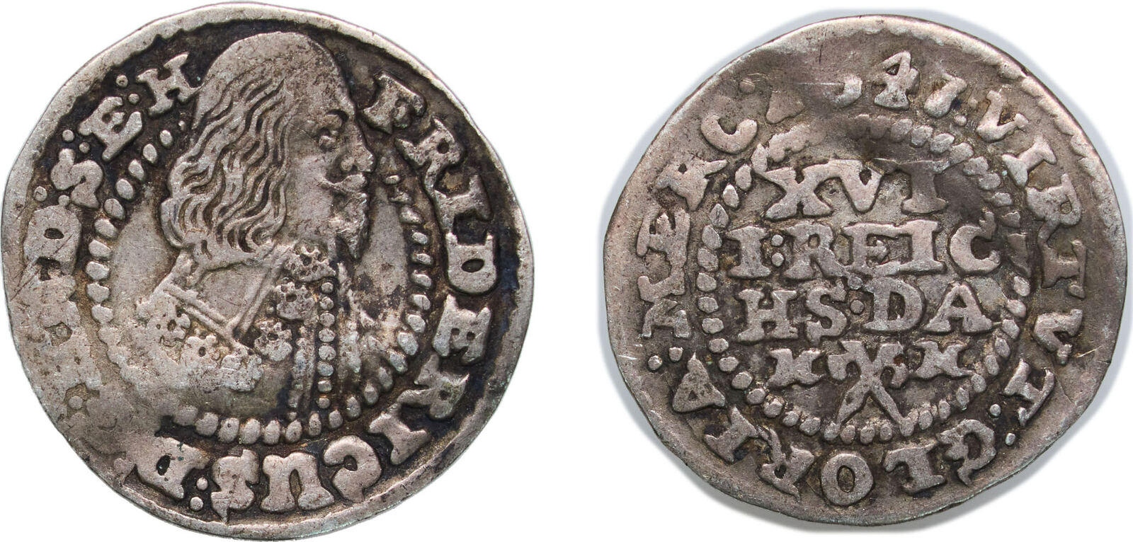 Germany Duchy of Schleswig-Holstein-Gottorp 1647 1⁄16 Thaler ...