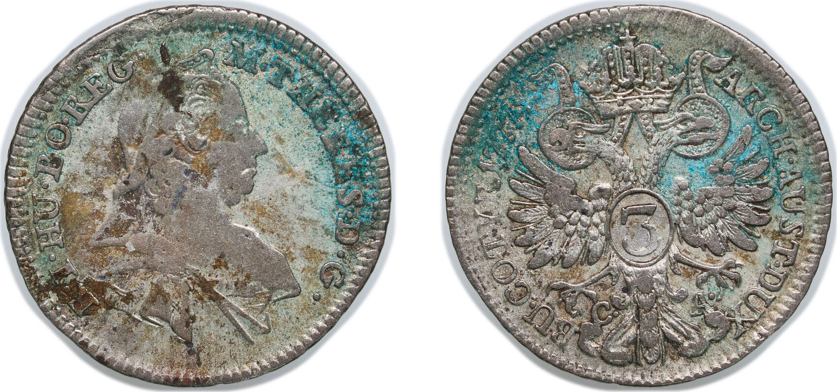 1777 CA Vienna Mint Austria Archduchy of Austria Austro-Hungarian ...
