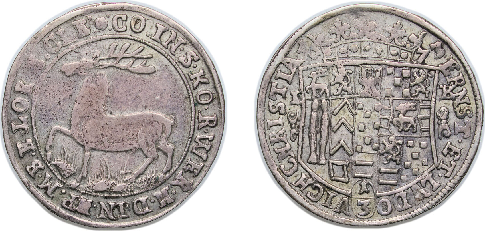 Germany County of Stolberg-Wernigerode Holy Roman Empire 1673 IB ⅓ ...