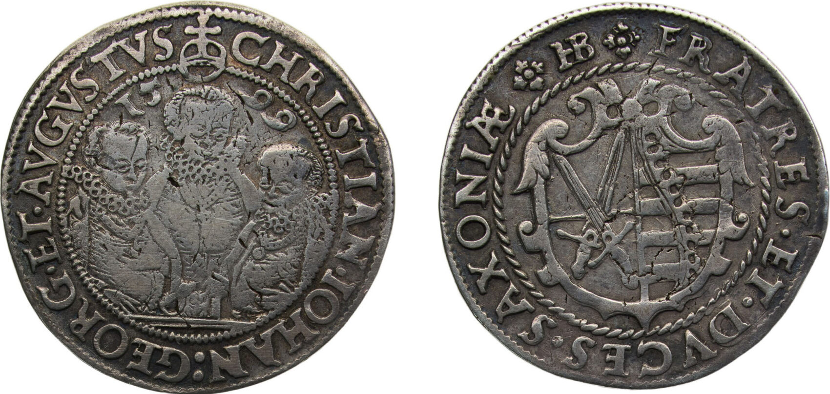 ¼ Taler Germany Electorate of Saxony (Albertinian Line) Holy Roman ...