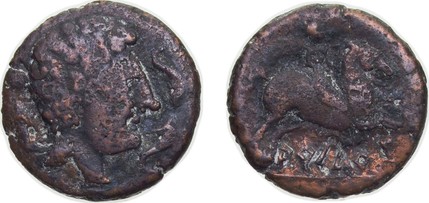 1 As Iberia (ancient) Arketurki Ilergetes people AE As Bronze Arketurki ...
