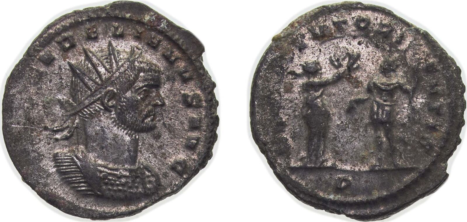 270 - 275 Mediolanum Mint Rome Roman Empire 270 - 275 BL Antoninianus ...