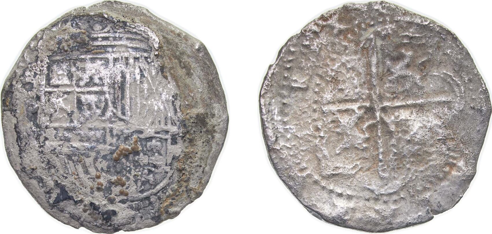 Spain Kingdom 1566 - 1599 8 Reales - Felipe II Silver (.931) 18.46g VF ...