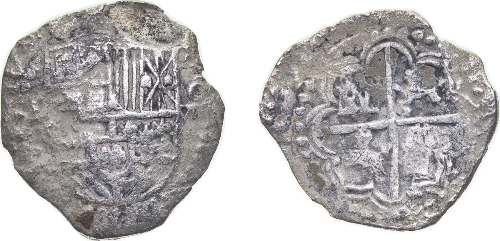 Spain Kingdom 1566 - 1599 8 Reales - Felipe II (Seville) Silver (.931 ...