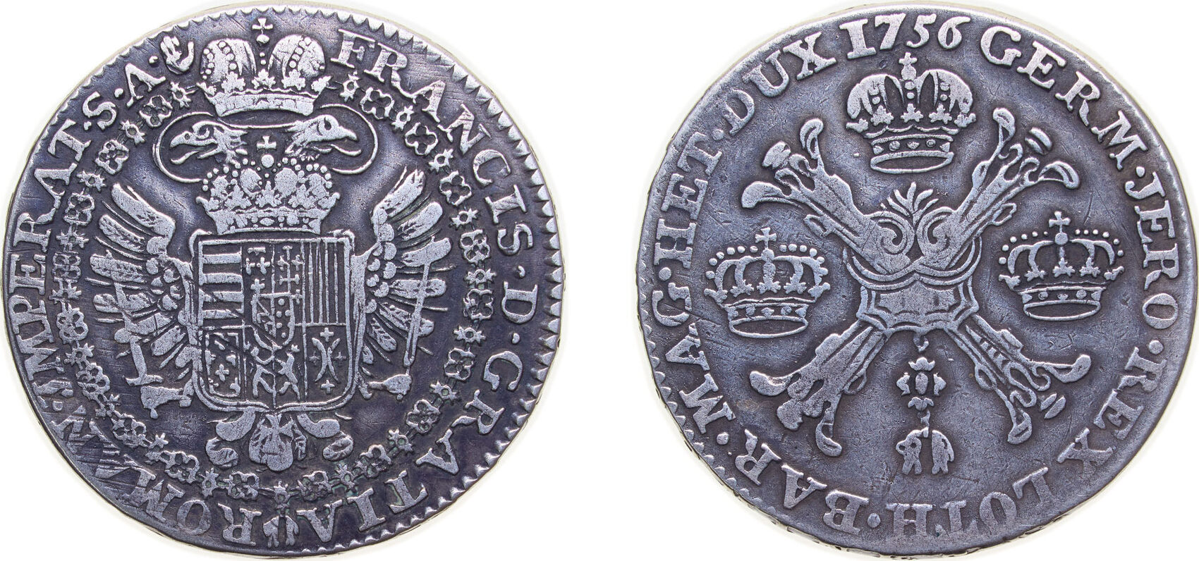 1756 Antwerp Mint Belgium Austrian Netherlands Possession 1756 ½ ...