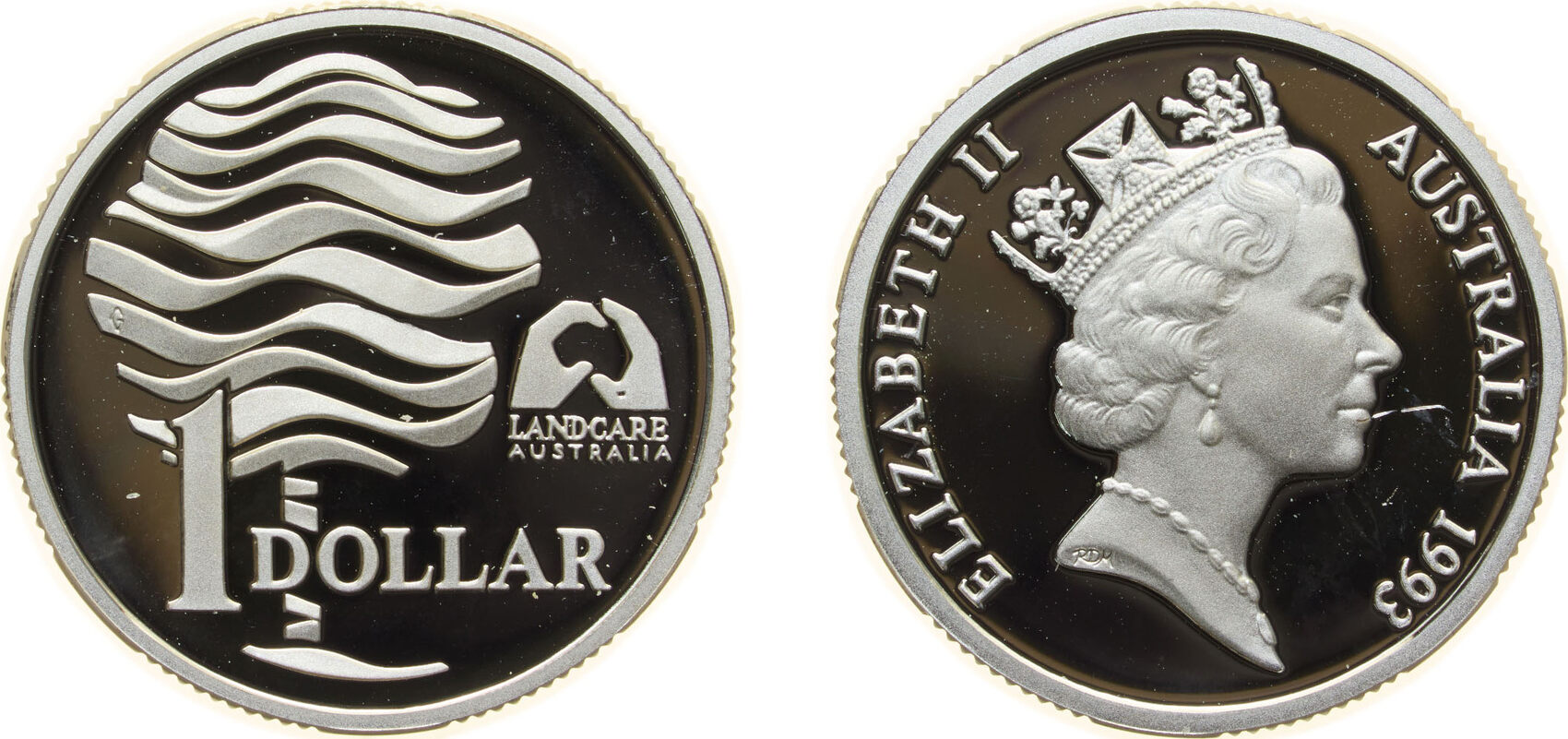 1993 Canberra Mint Australia Commonwealth 1993 1 Dollar - Elizabeth II ...