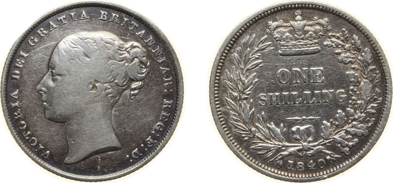 Great Britain United Kingdom 1840 1 Shilling - Victoria (1st portrait ...