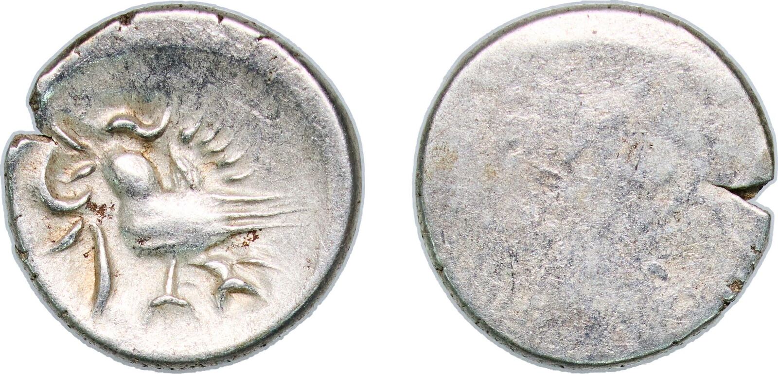 Cambodia Kingdom 1847 - 1860 2 Pe / ½ Fuang - Norodom I Silver 1.52g XF ...