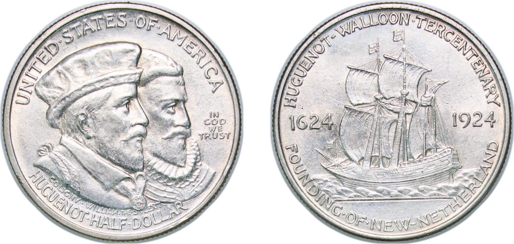 1924 United States Mint of Phila United States Federal republic 1924 ½ ...