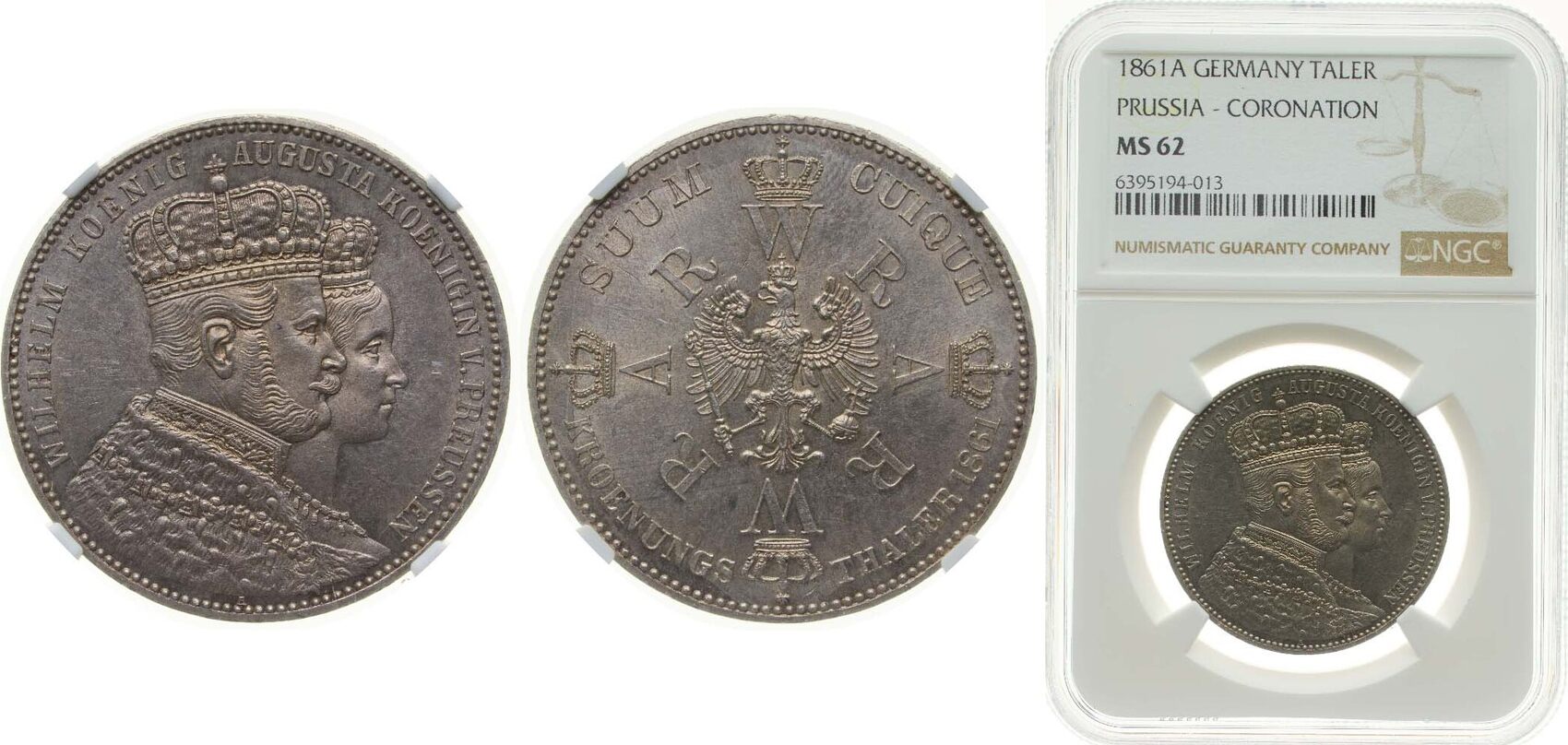 1861 A Berlin Mint Germany Kingdom of Prussia German states 1861 A 1 ...