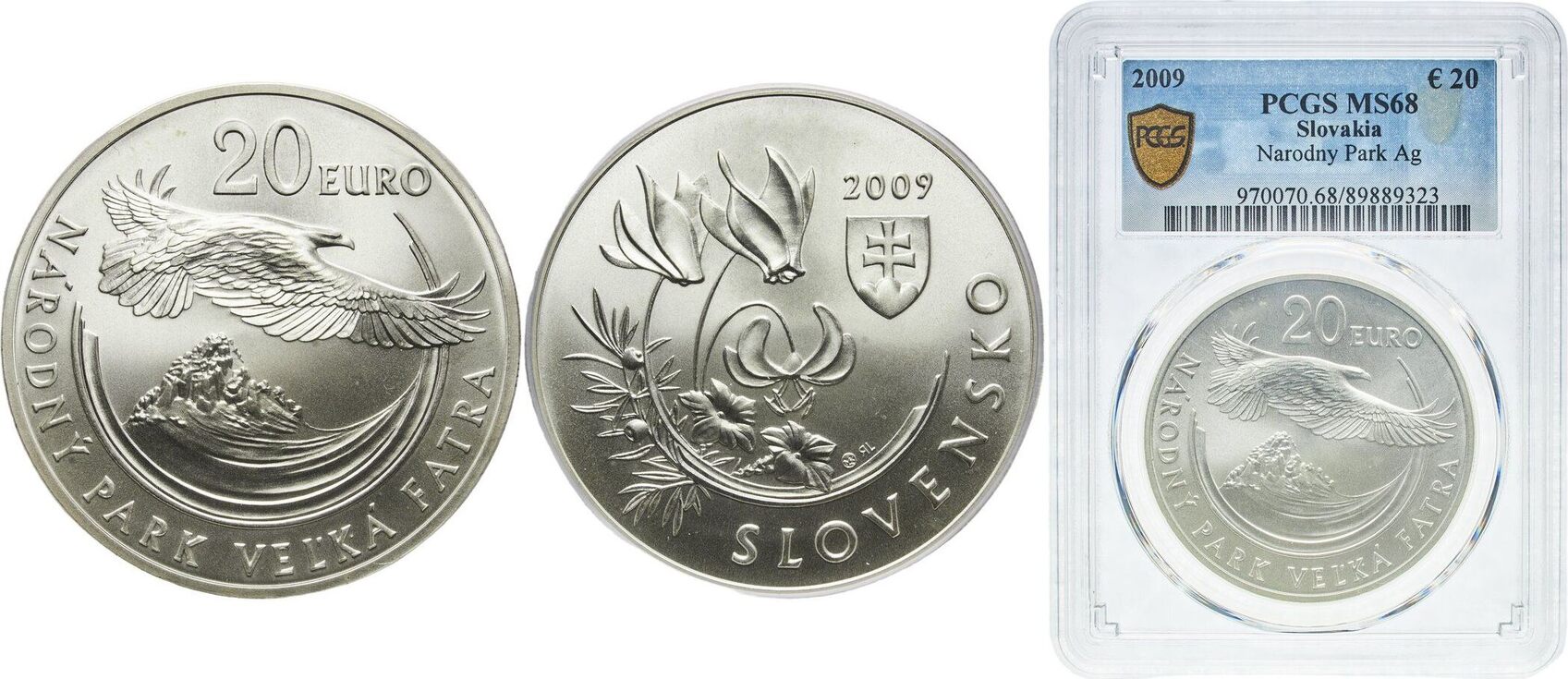 2009 MK Kremnica / Körmöcbánya / Slovakia Republic 2009 MK 20 Euros ...