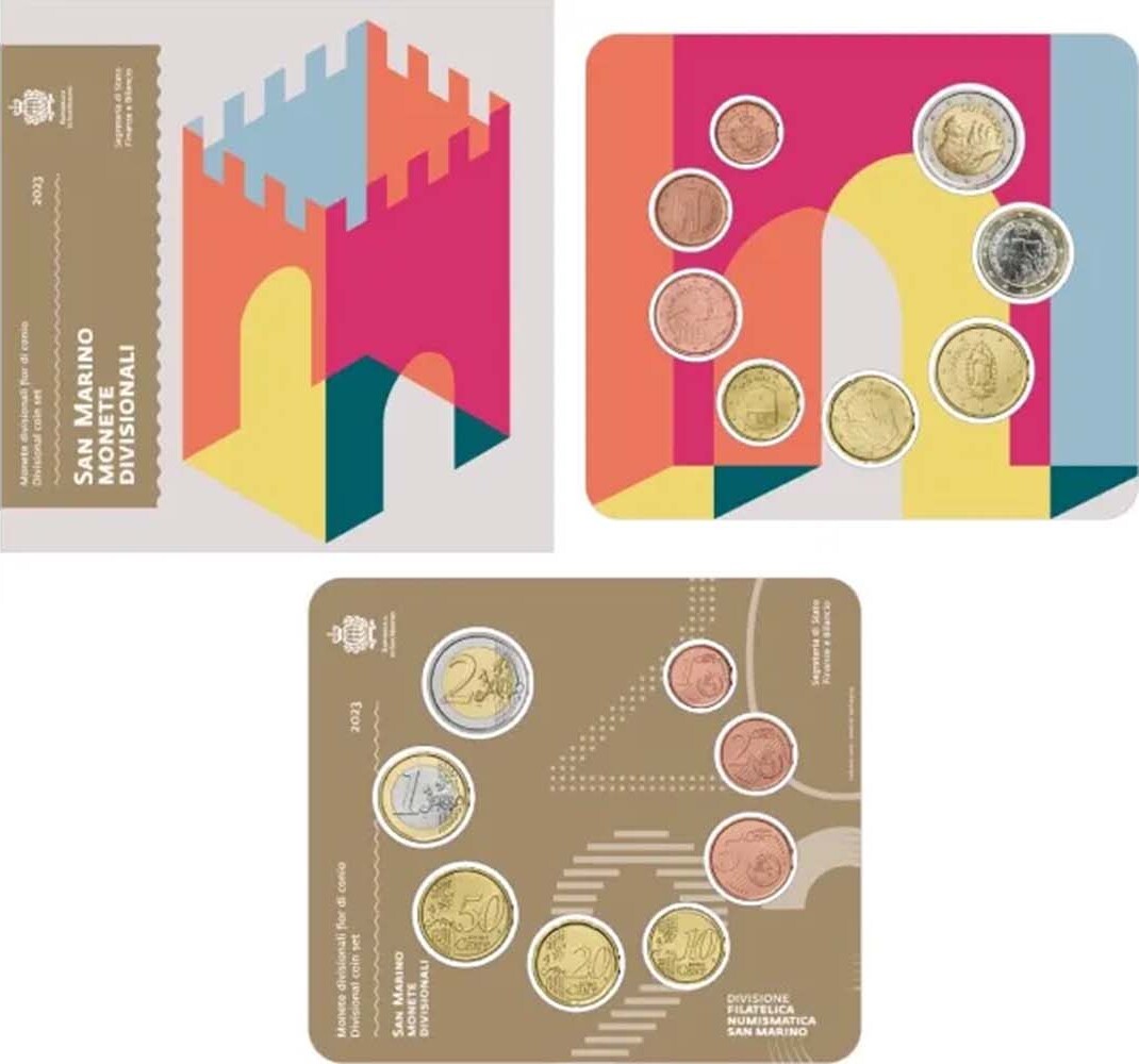 NULL San Marino 2023 Euro Set BU | MA-Shops
