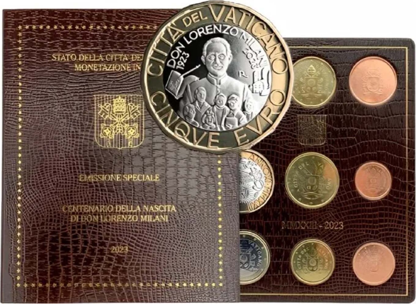 NULL Vatican City 2023 Euro set 9 Coins BU | MA-Shops