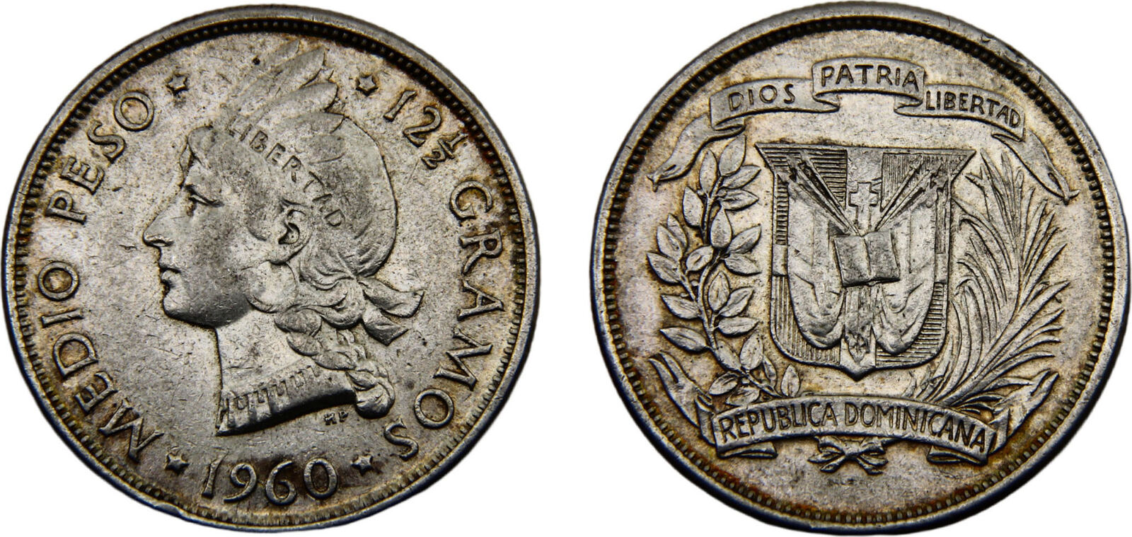 Dominican Republic 1960 Philadelphia mint Dominican Third Republic 1960 ...