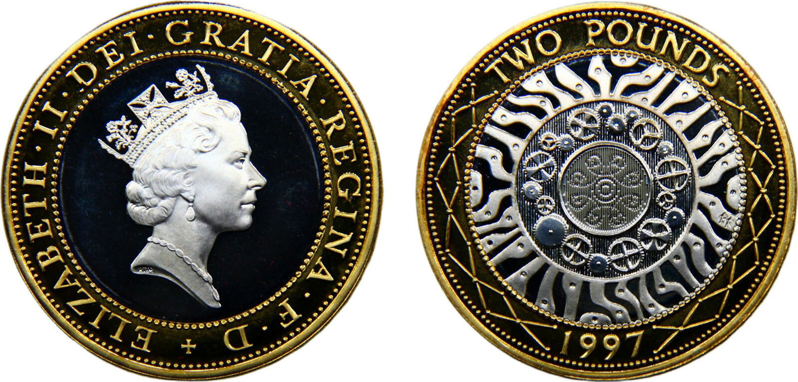 1997 Royal mint(Mintage 29910) Great Britain United Kingdom Elizabeth ...