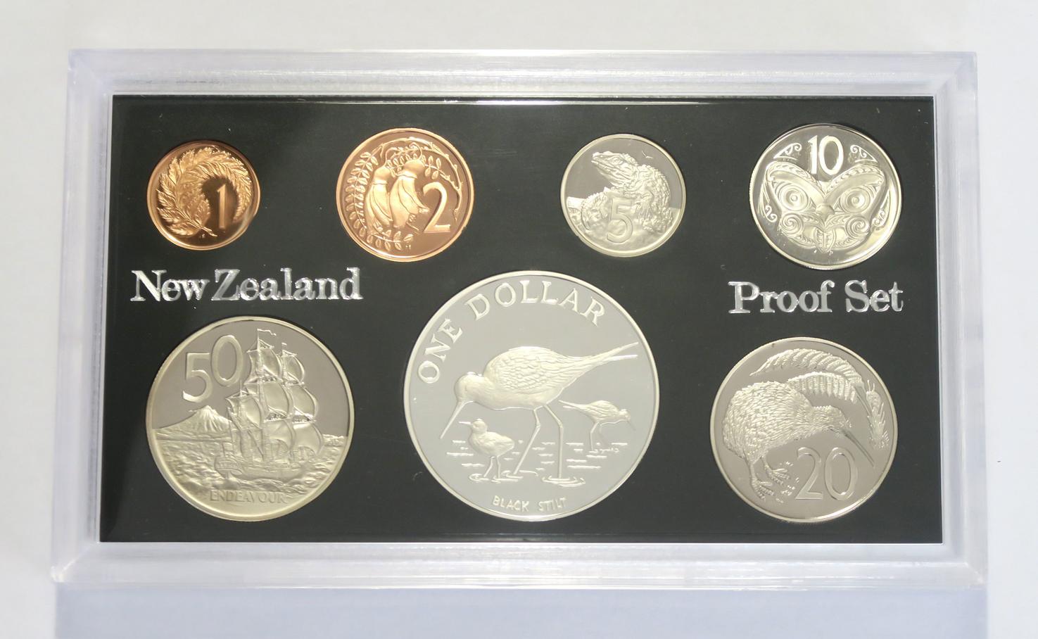New Zealand Set 1985 Black Stilt bird Proof | MA-Shops