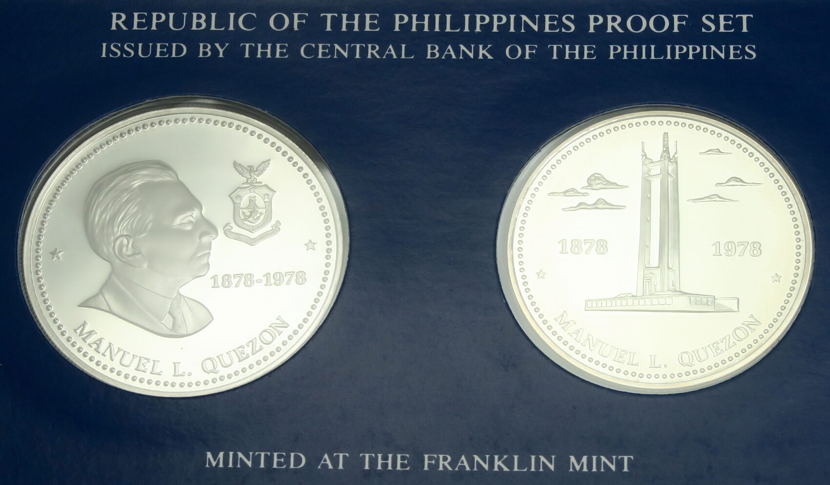 Philippines 1978 Manuel L. Quezon Twin Set Proof | MA-Shops
