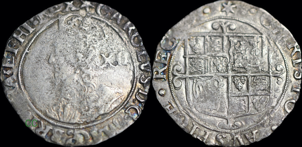 England Shilling 1640-41 King Charles I Fine | MA-Shops