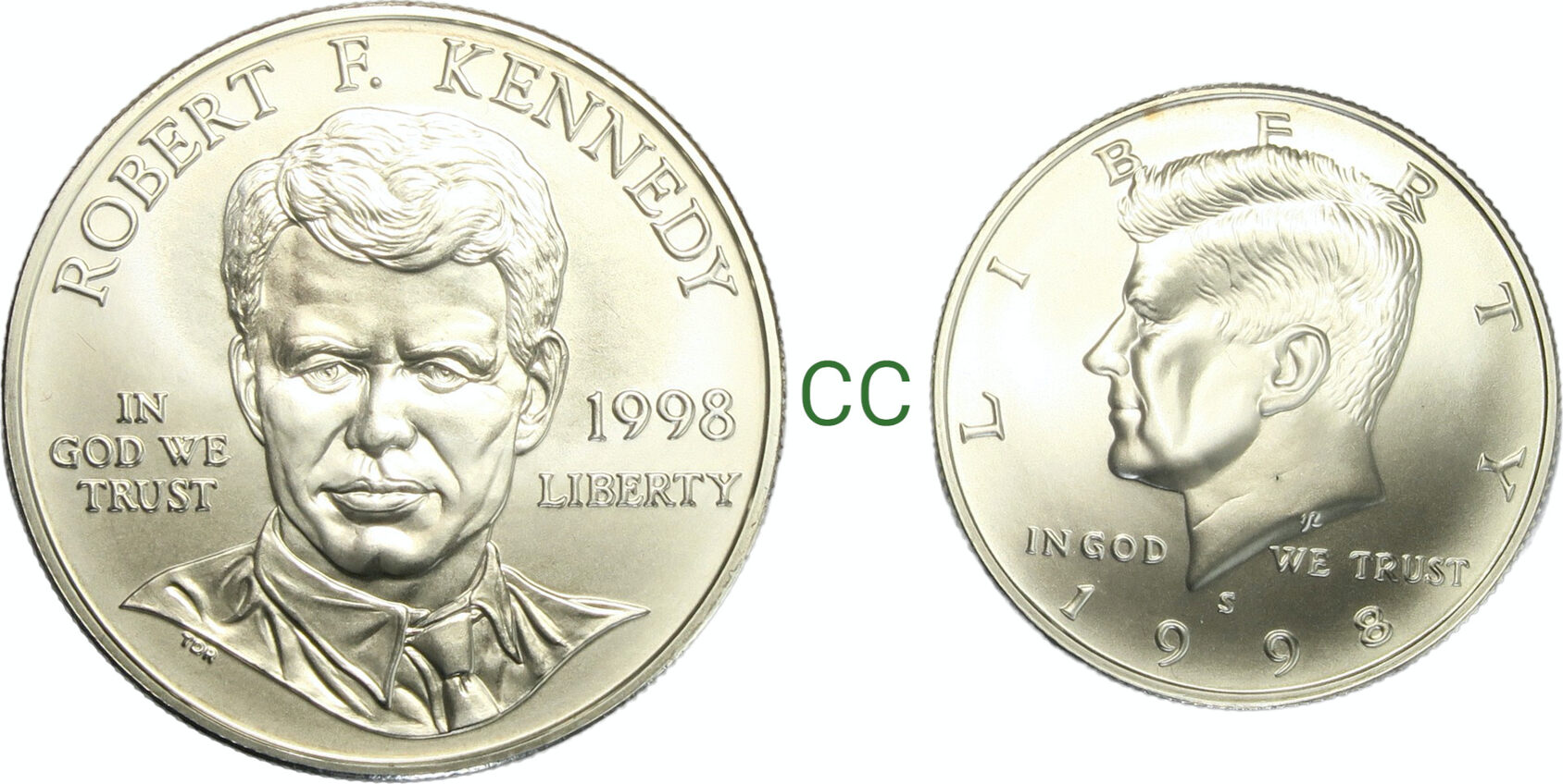 United States 1998 Robert F. Kennedy Memorial Twin set Proof | MA-Shops