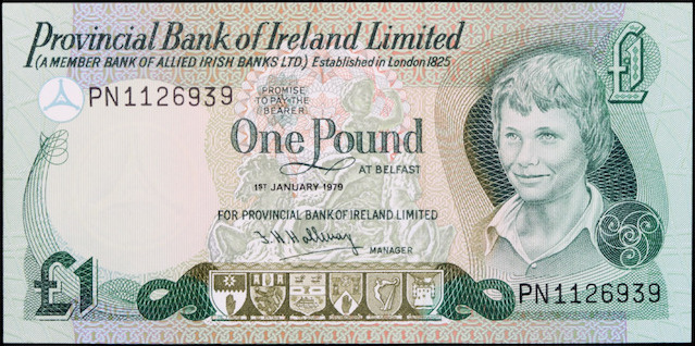 Ireland Pound 1979 Provincial Bank Unc | MA-Shops