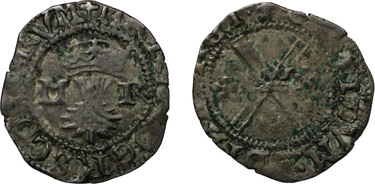 Scotland Bawbee 1542-58 James V Fine | MA-Shops