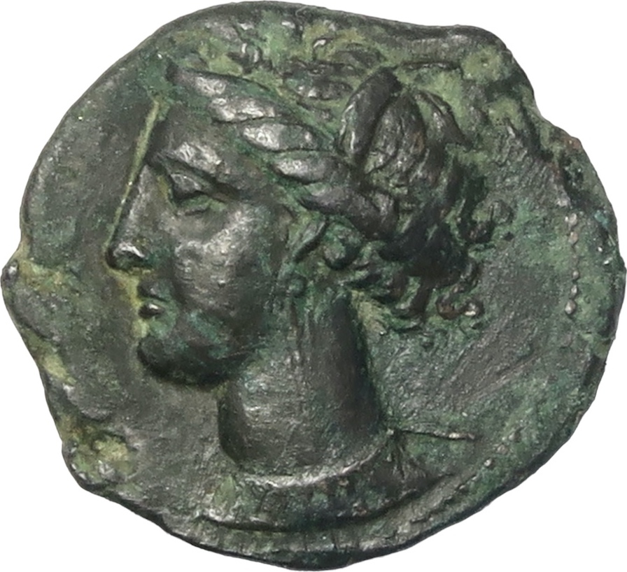 AE Bronze 300-264 BC Ancient Carthage in North Africa. gFine-Fine | MA ...
