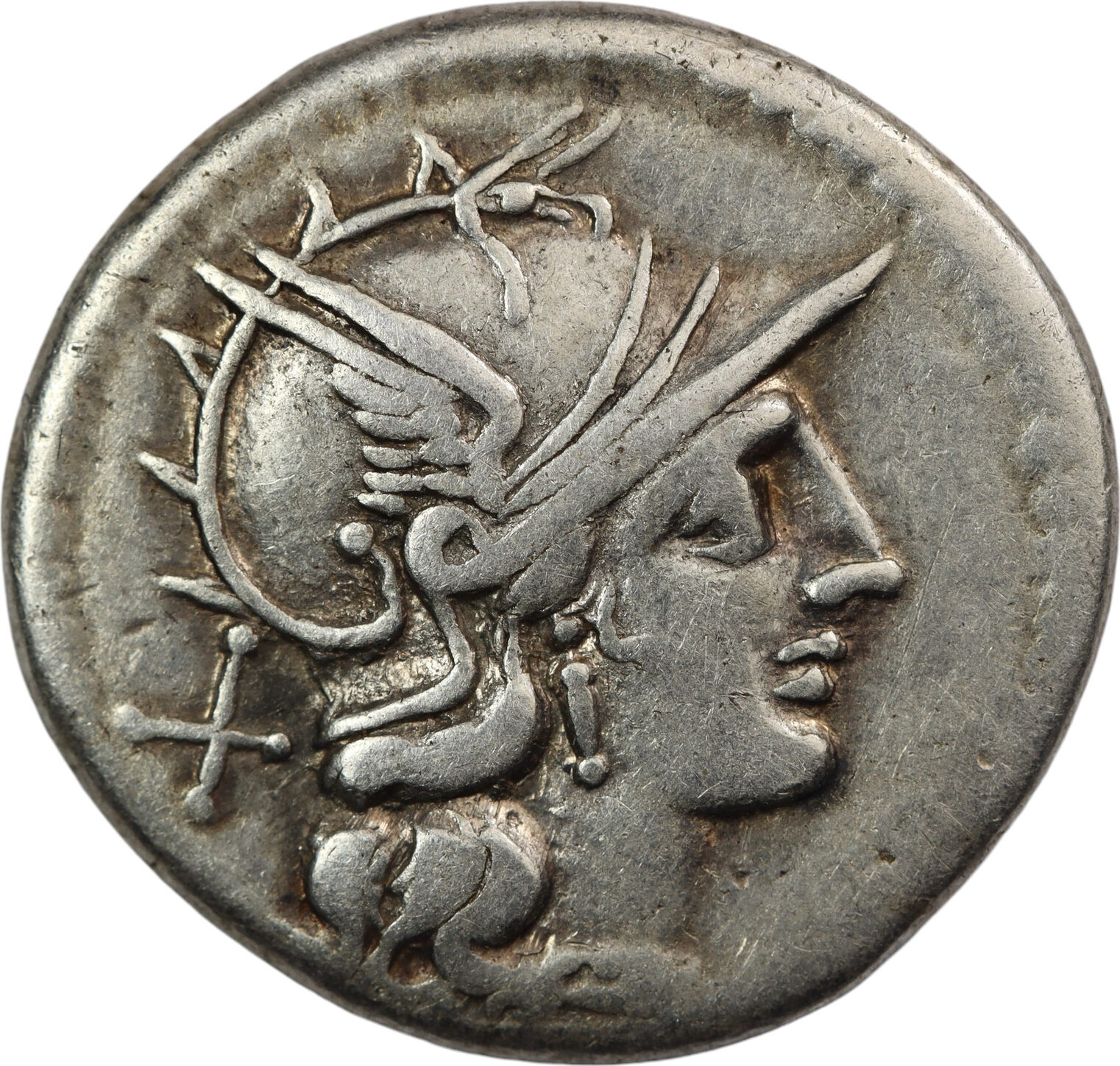 Italy Denarius 211-206 BC Roman Republic - Anonymous issue VF | MA-Shops
