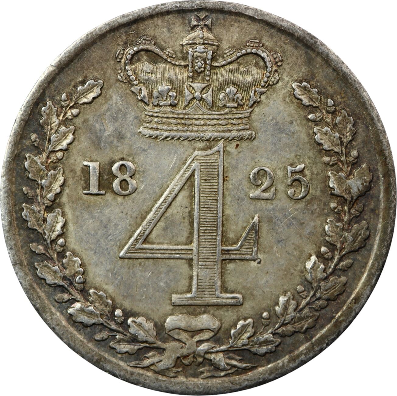 Great Britain Fourpence 1825 George IIII EF | MA-Shops