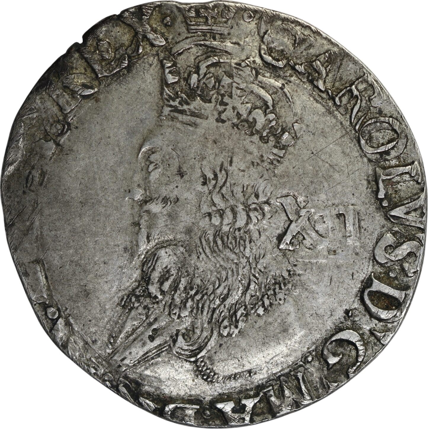 England Shilling 1635-6 Charles I Fine-VF | MA-Shops