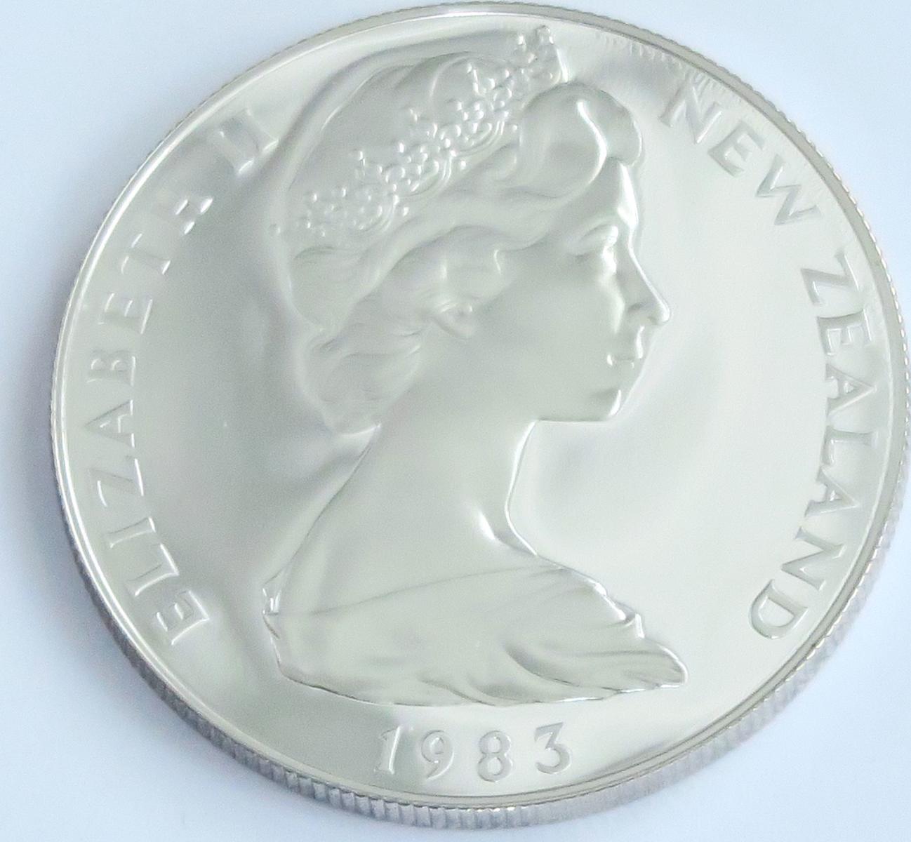 New Zealand Dollar 1983 Fiftieth Anniversary of Coinage. Price reduced ...