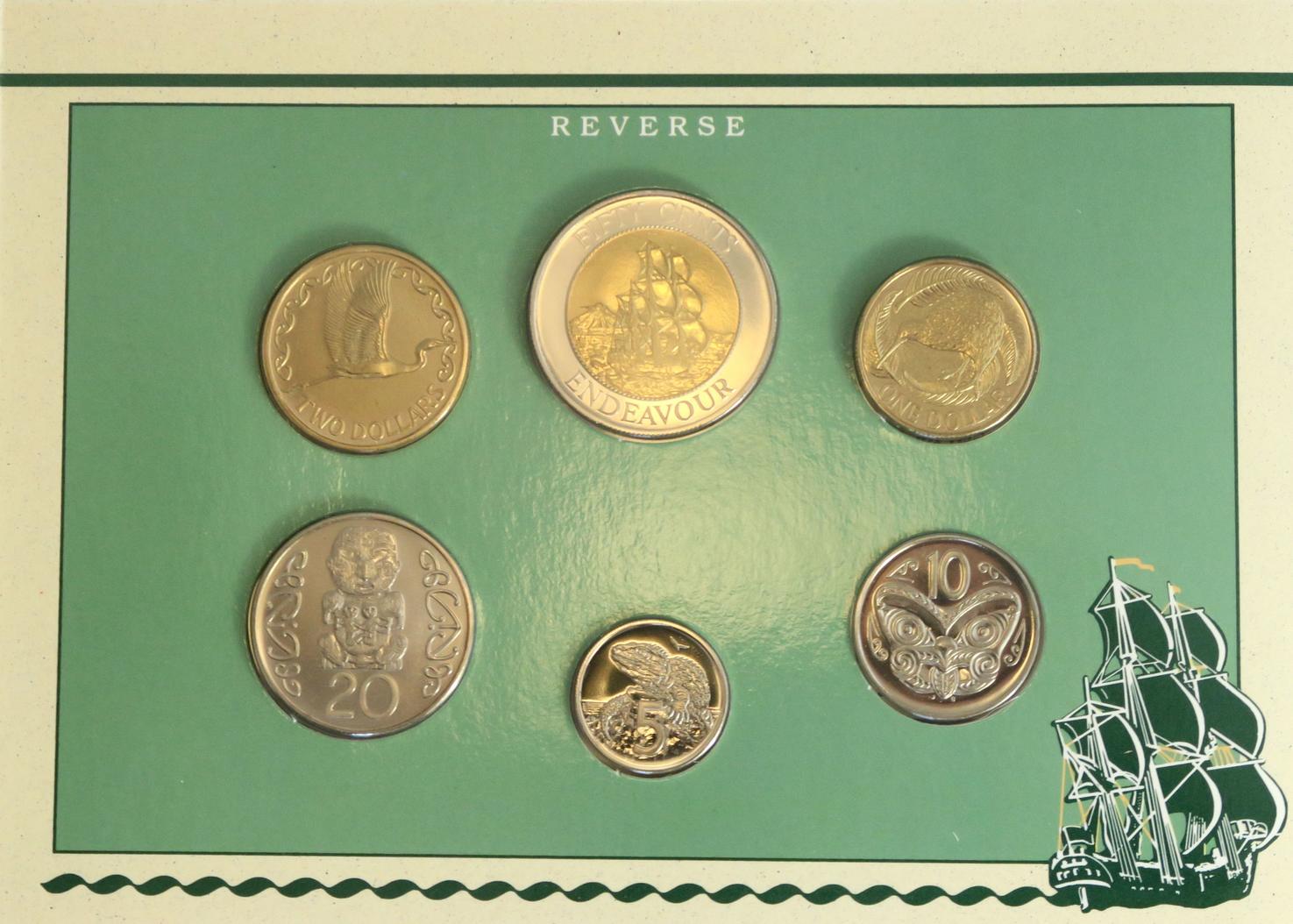New Zealand 1994 Brilliant uncirculated coin set. UNC | MA-Shops