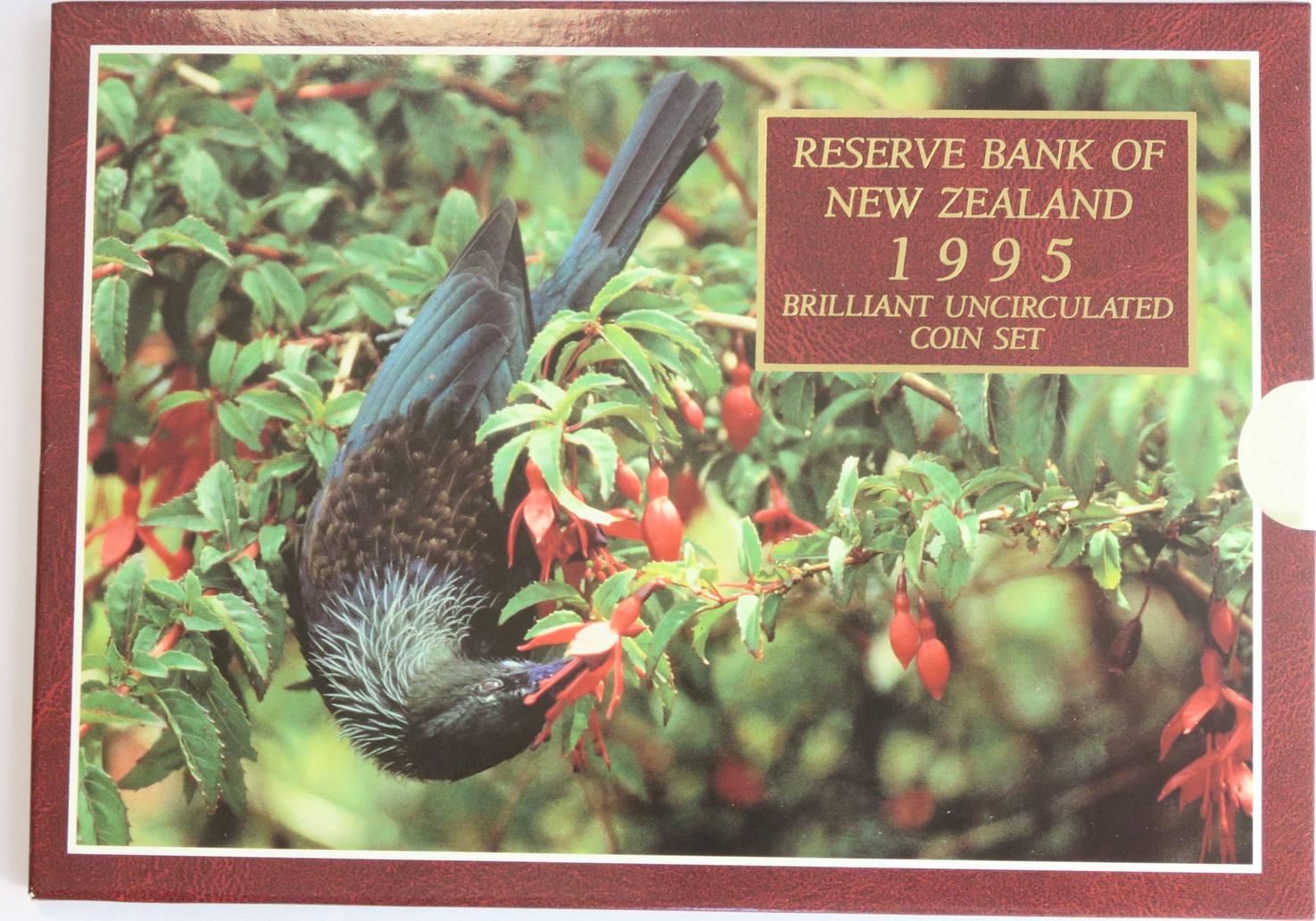 New Zealand 1995 Tui bird coin set UNC | MA-Shops