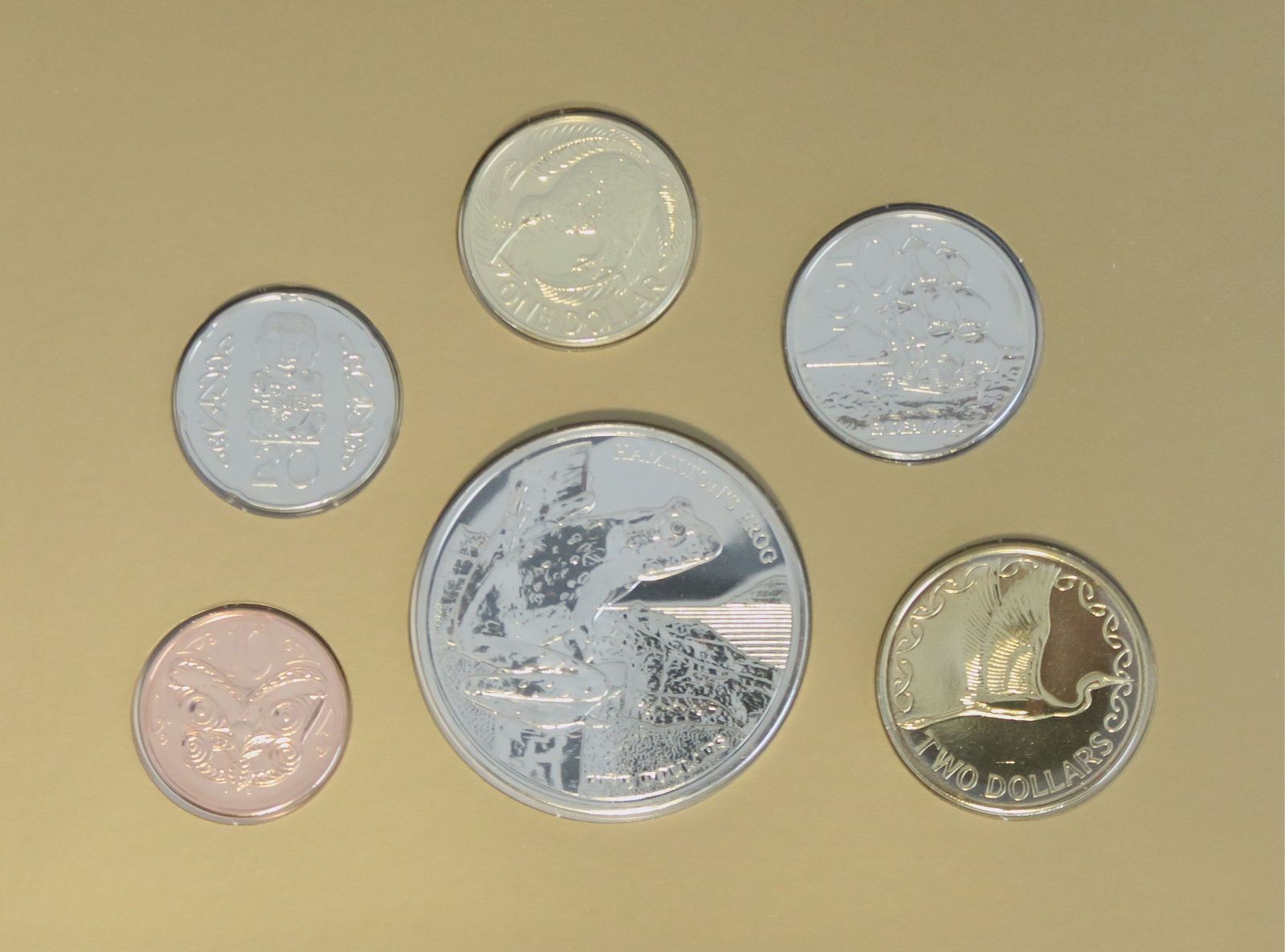 New Zealand 2008 Hamilton's Frog coin set UNC | MA-Shops