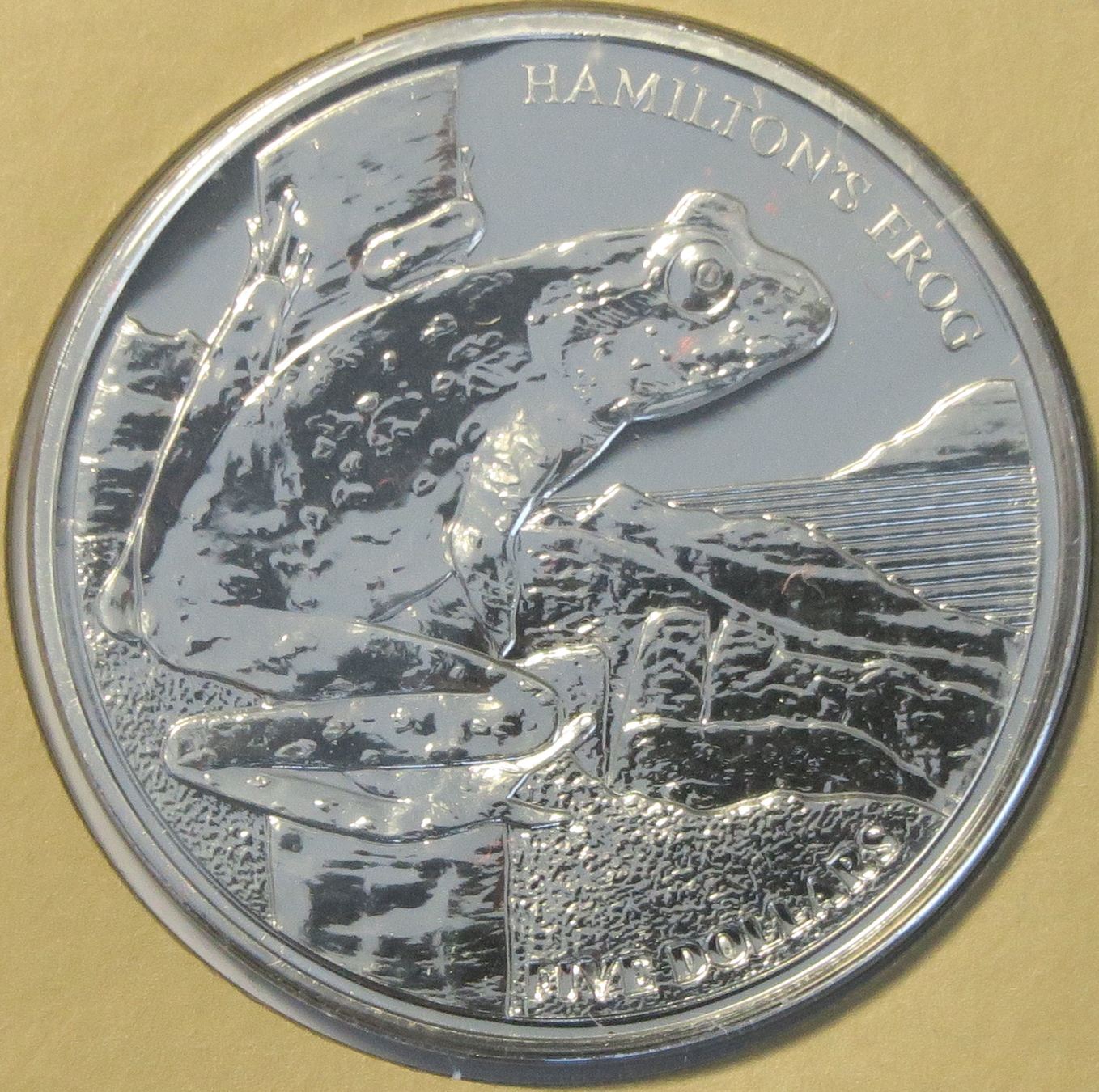 New Zealand 2008 Hamilton's Frog coin set UNC | MA-Shops