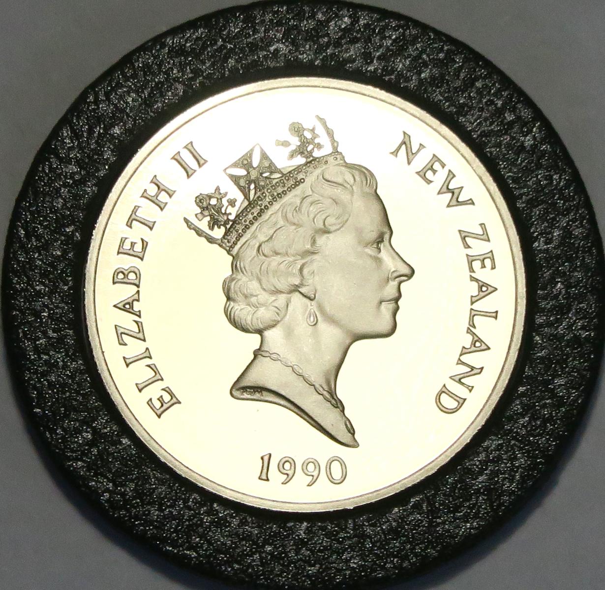 New Zealand Twenty cent 1990 Maori Pukaki Proof | MA-Shops