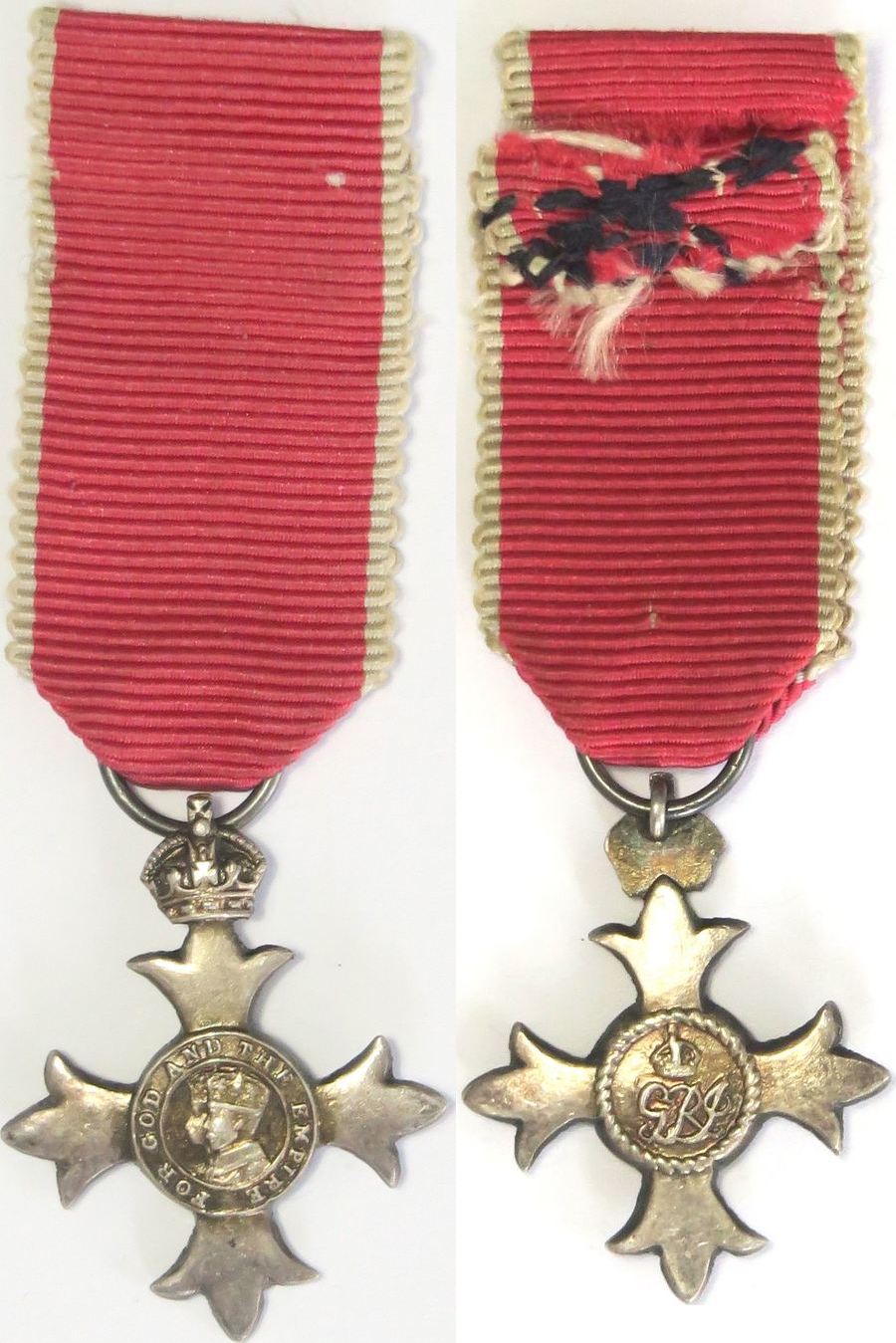 Great Britain Miniature medal 1937-52 OBE Civil Medal EF | MA-Shops