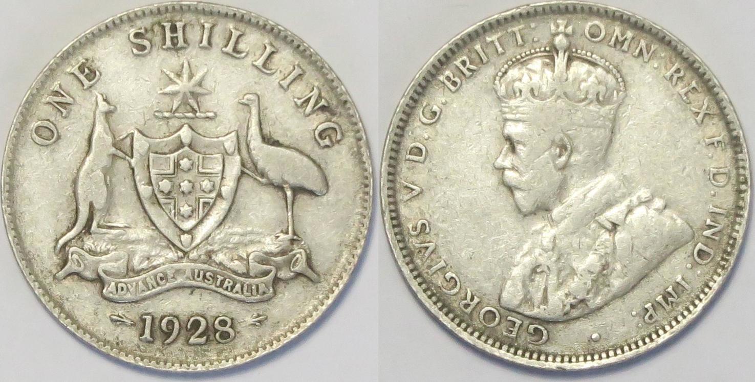 Australia shilling 1928 Fine | MA-Shops