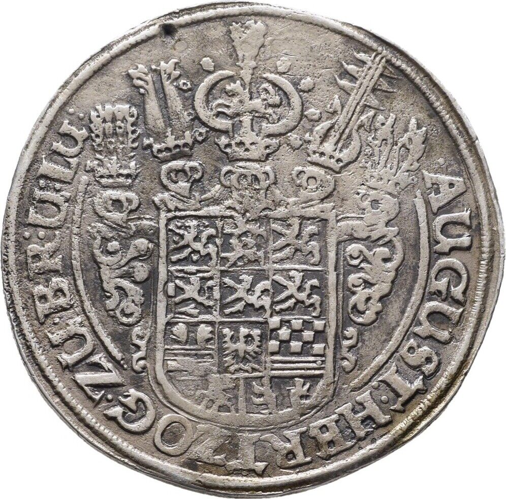 Braunschweig Wolfenbüttel Reichstaler 1645, Zellerfeld. August der ...
