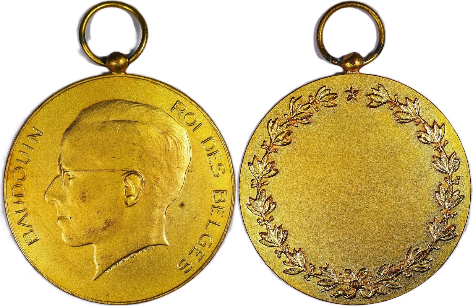 Belgium Historical medal N.D (1951 – 1993) King Baudouin I – Honorary ...